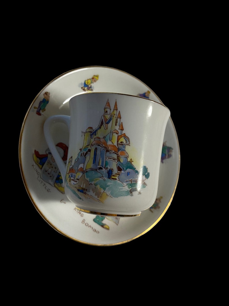 Very Rare Hammersley Gulliver’s Travels Child’s Cup and Saucer Princess ...