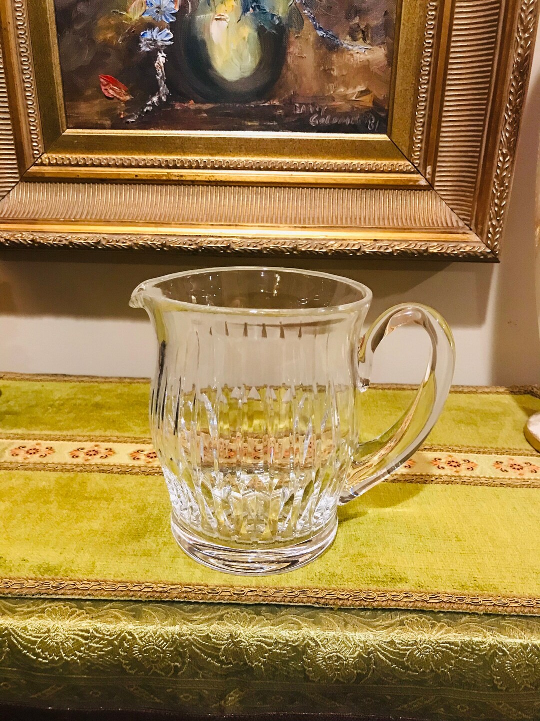 Brand New Waterford Crystal Large Water Jug 5 3/4” H, 36 Oz, Gorgeous ...