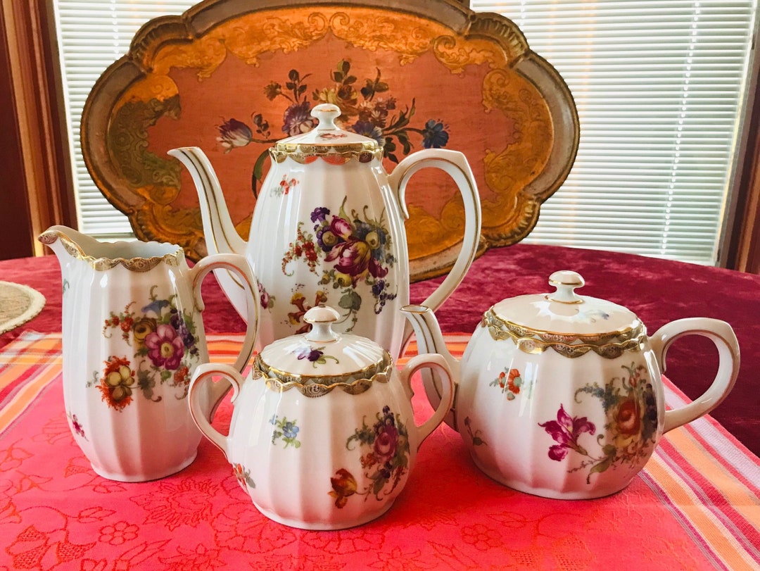 Vintage German Wittenberg Complete Tea and Coffee Set, Tea Pot , Coffee ...