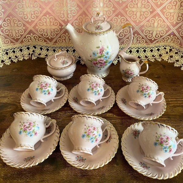 Pink Tea Set - Etsy