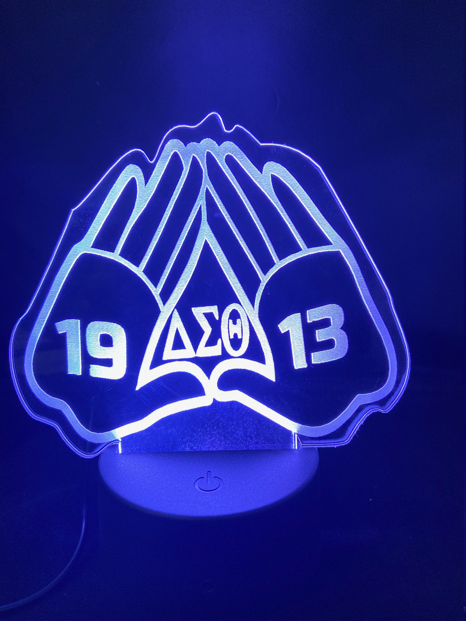 Delta Sigma Theta Hand LED Light - Etsy