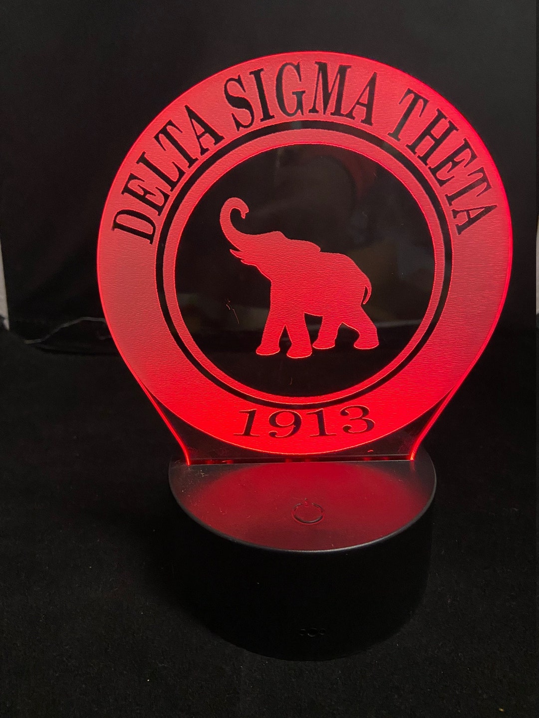 Delta Sigma Theta Circle LED Light - Etsy