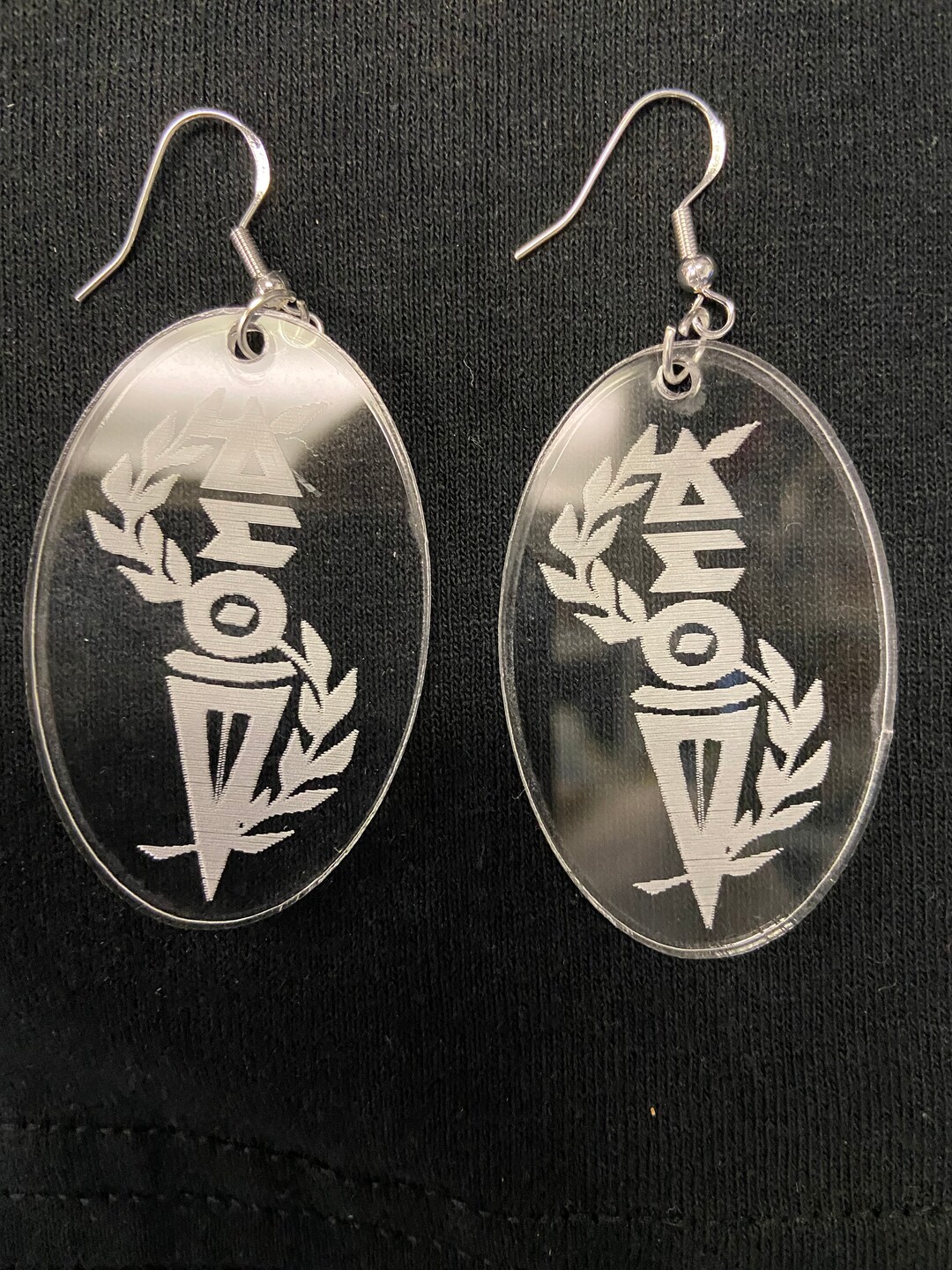 Delta Sigma Theta Torch Earrings - Etsy