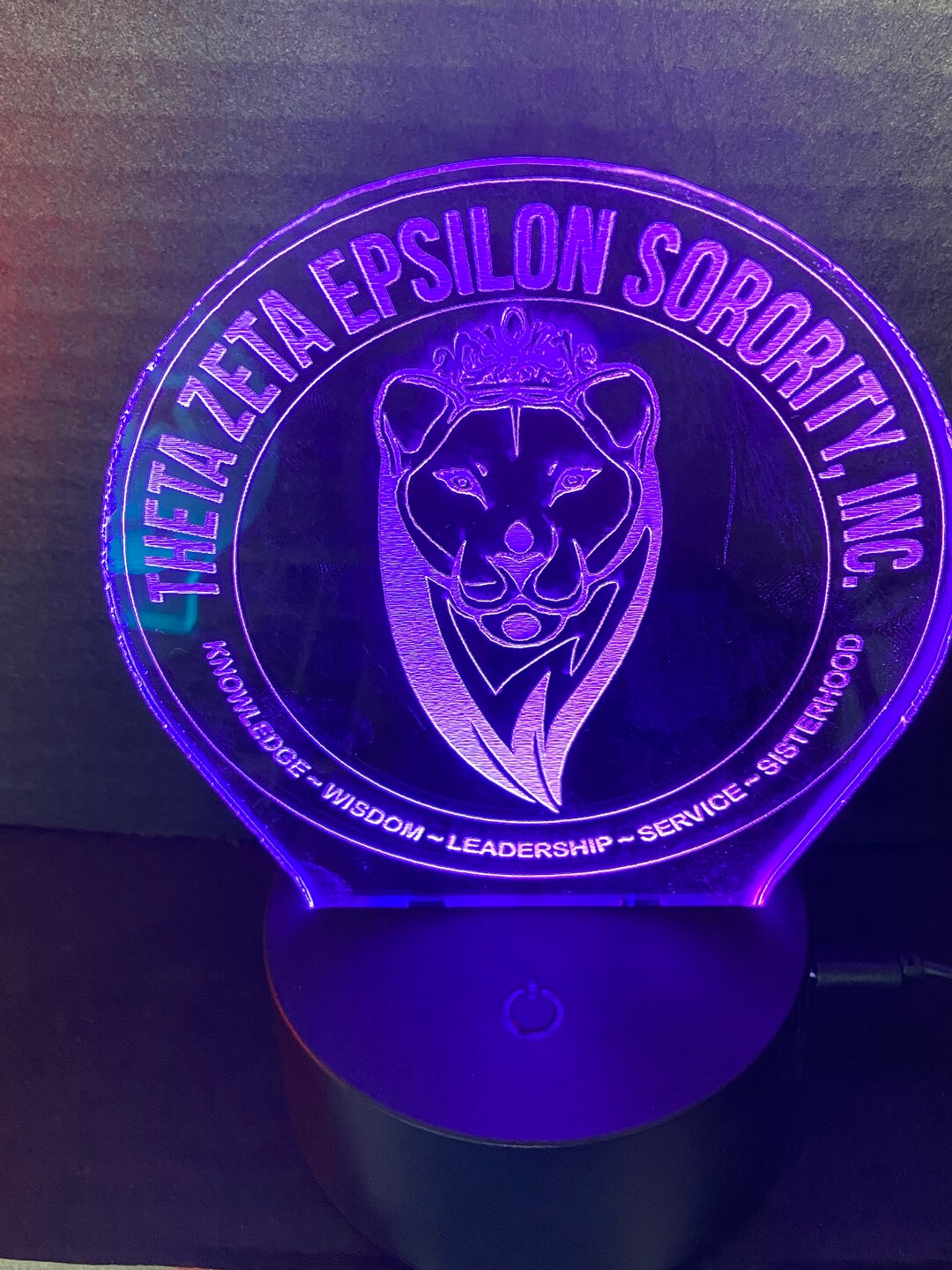 Theta Zeta Epsilon LED Light - Etsy