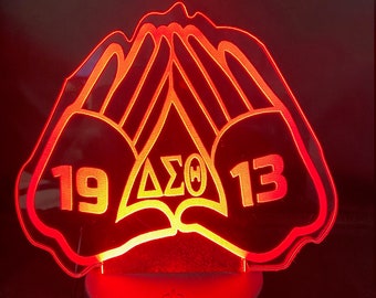 Delta Sigma Theta LED Light - Etsy