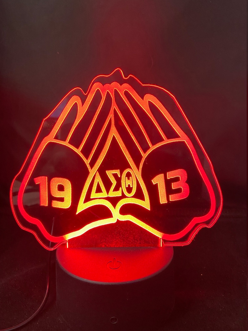 Delta Sigma Theta Hand LED Light - Etsy