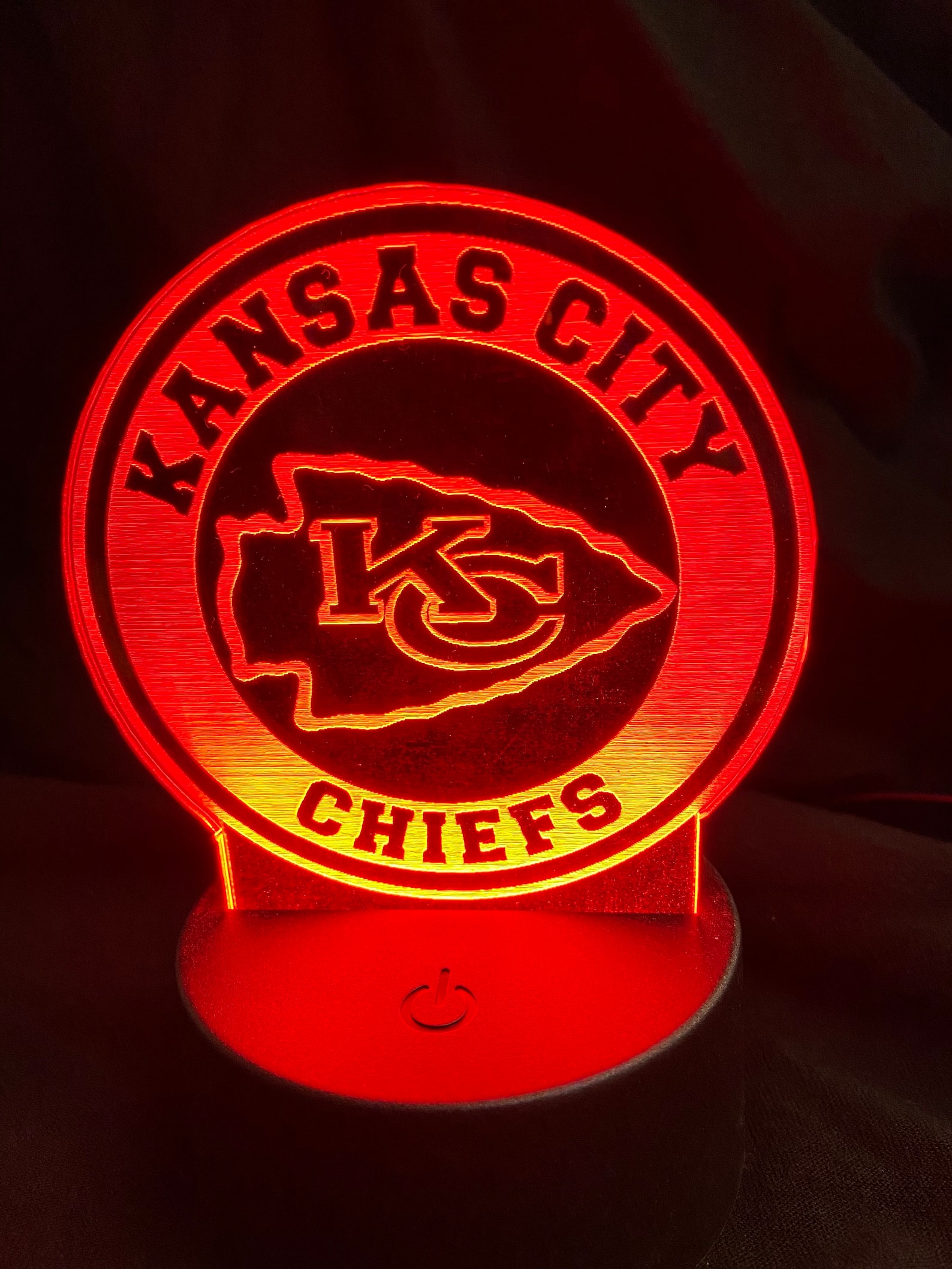 Kansas City Chiefs LED Light | Etsy