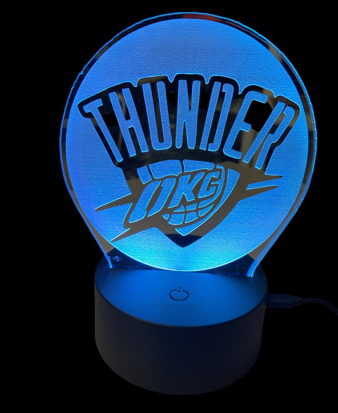 OKC Thunder LED Light - Etsy