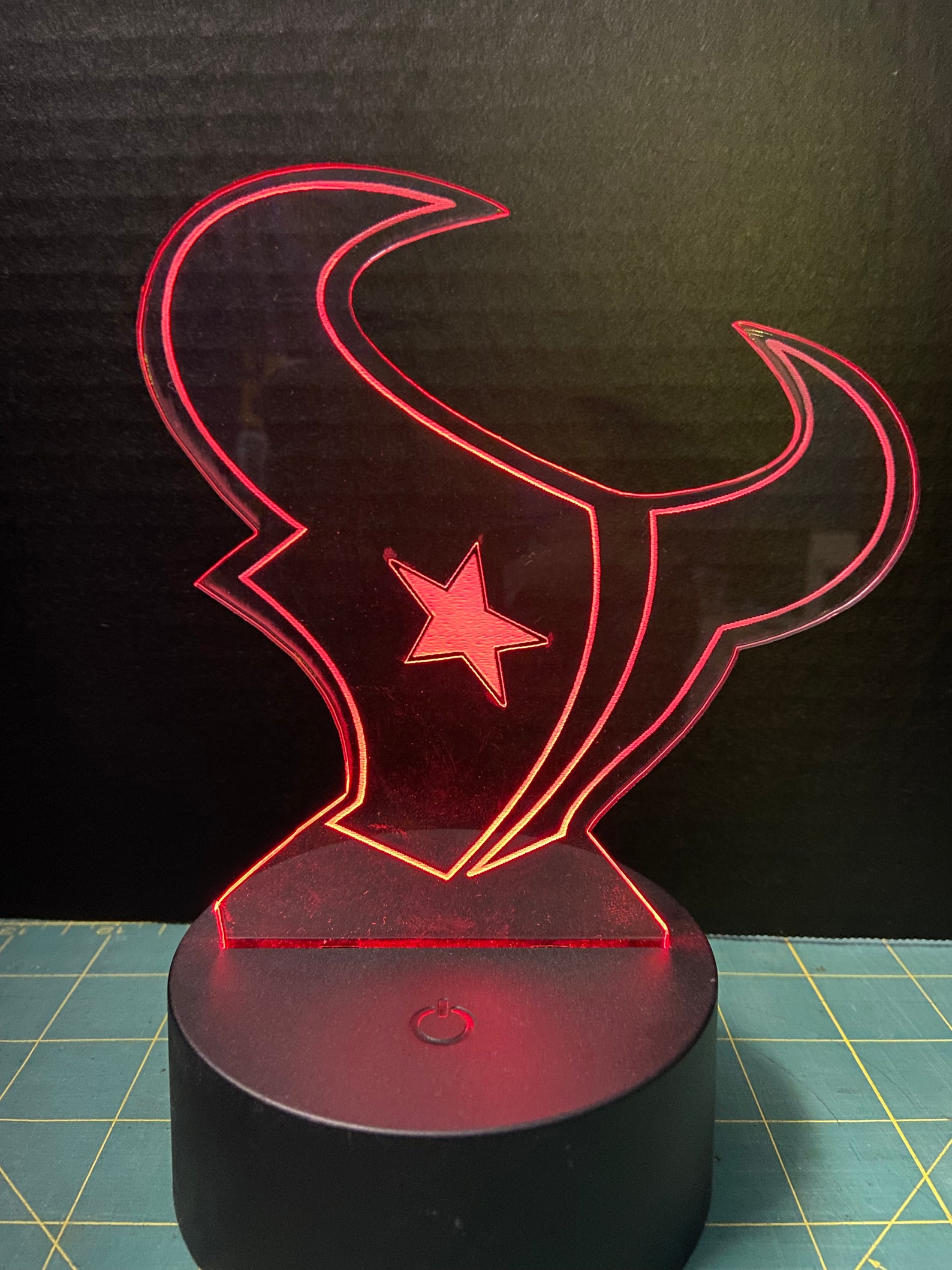 Houston Texans Logo LED Light - Etsy