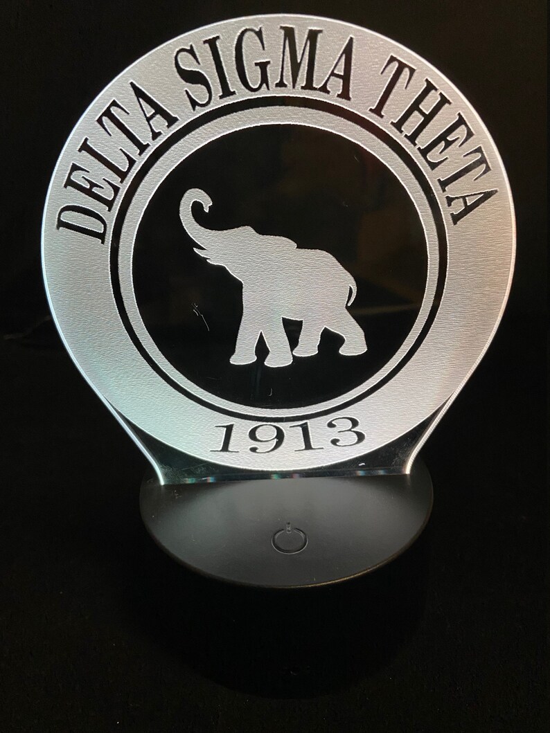 Delta Sigma Theta Circle LED Light - Etsy