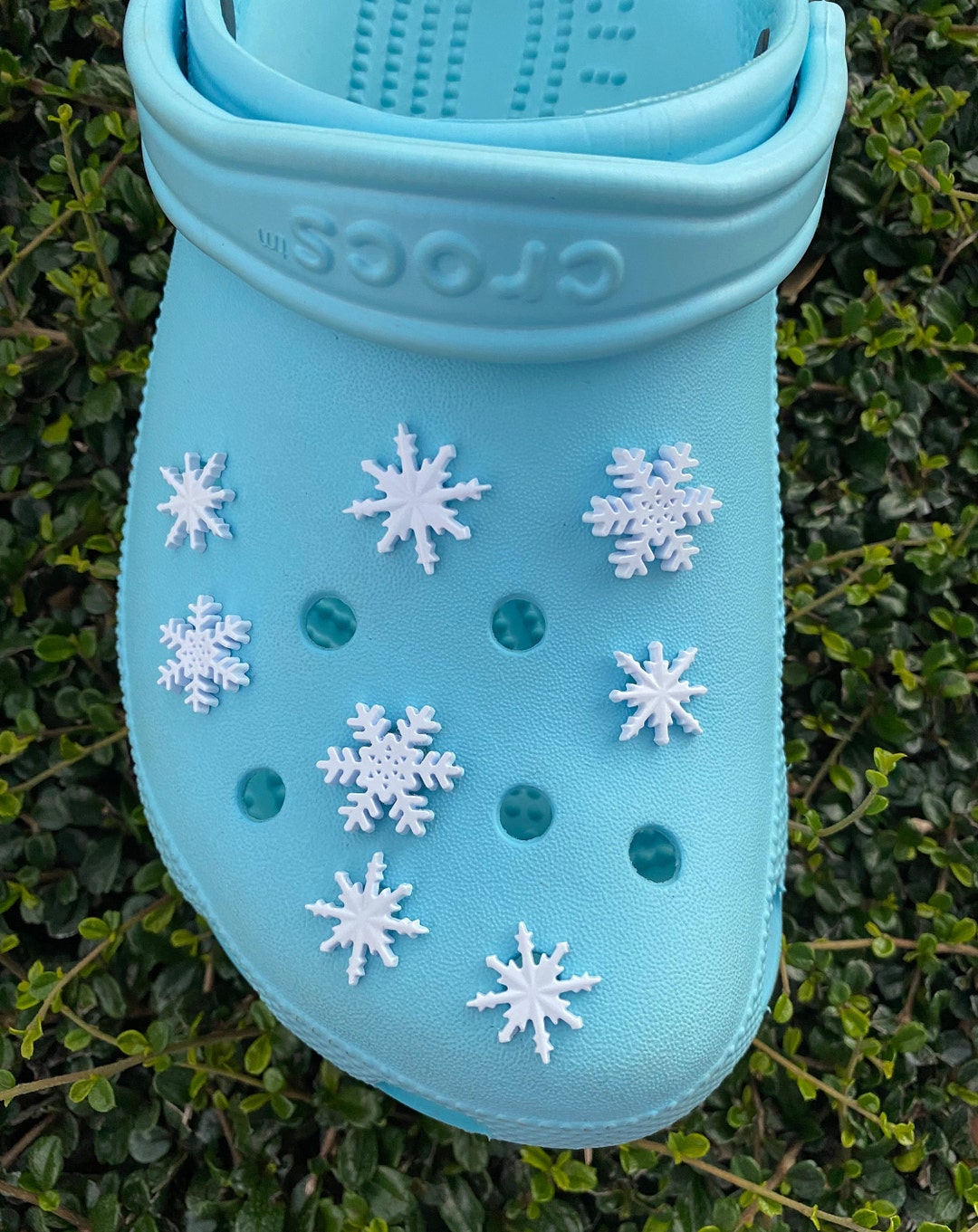 Snowflake Shoe Charms - Etsy