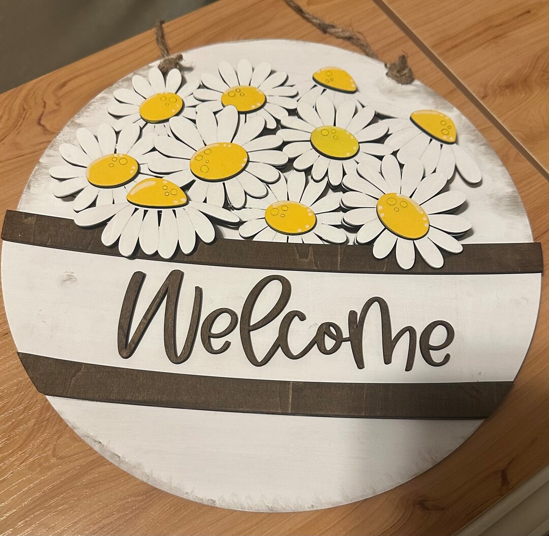 Welcome Sign Interchangeable Sign Topper, Seasonal Sign, Seashells ...