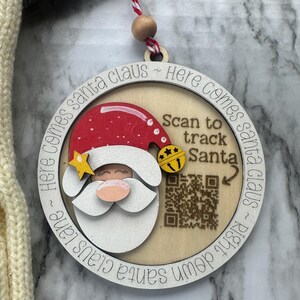 Santa Tracker Ornament, Reindeer Tracker, Santa Tracker, Personalized ...