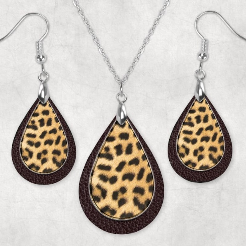 Leopard Necklace Set - Etsy