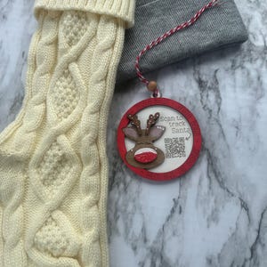 Santa Tracker Ornament, Reindeer Tracker, Santa Tracker, Personalized ...