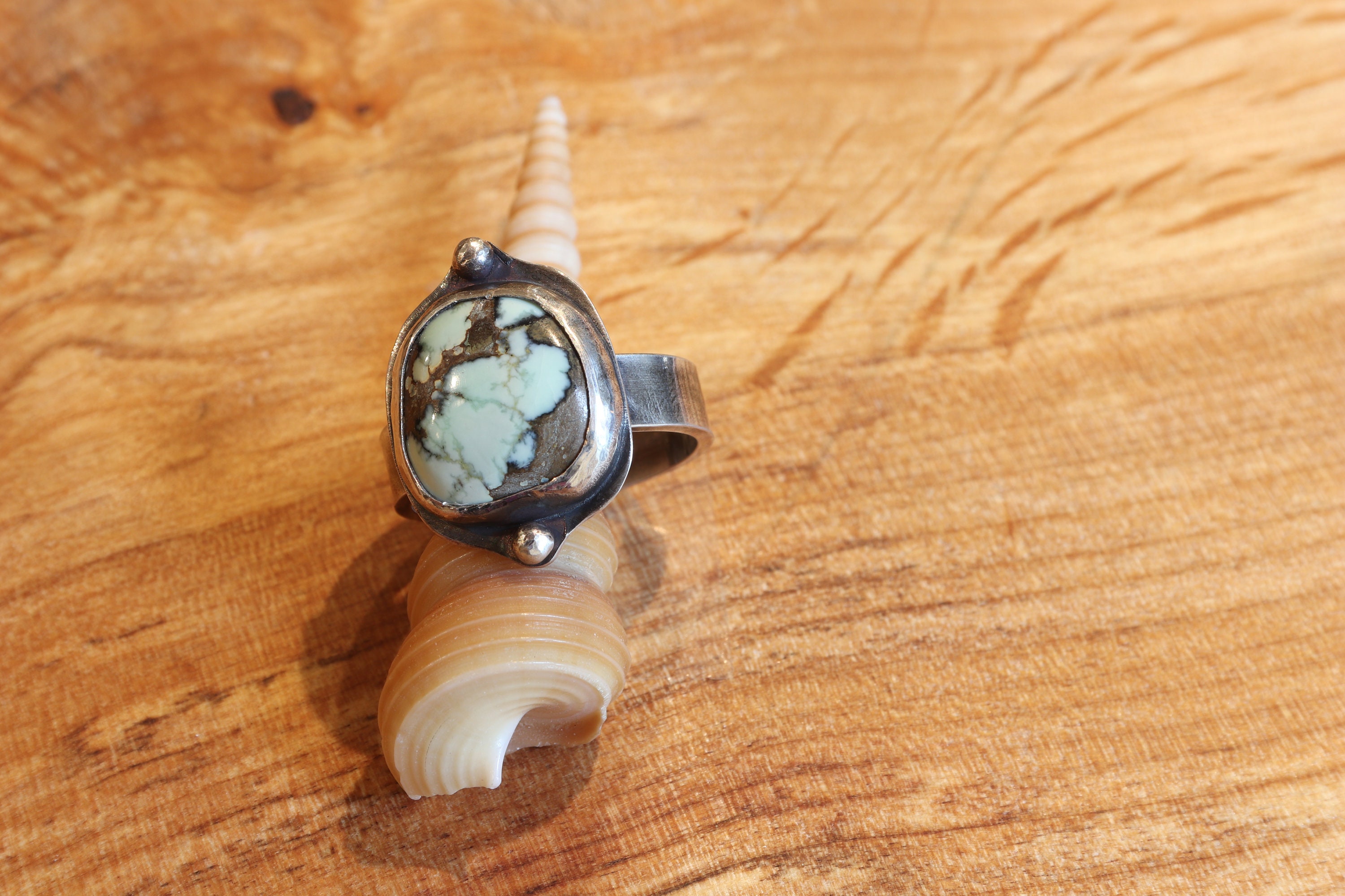 Sterling Silver Poseidon Variscite Ring. - Etsy