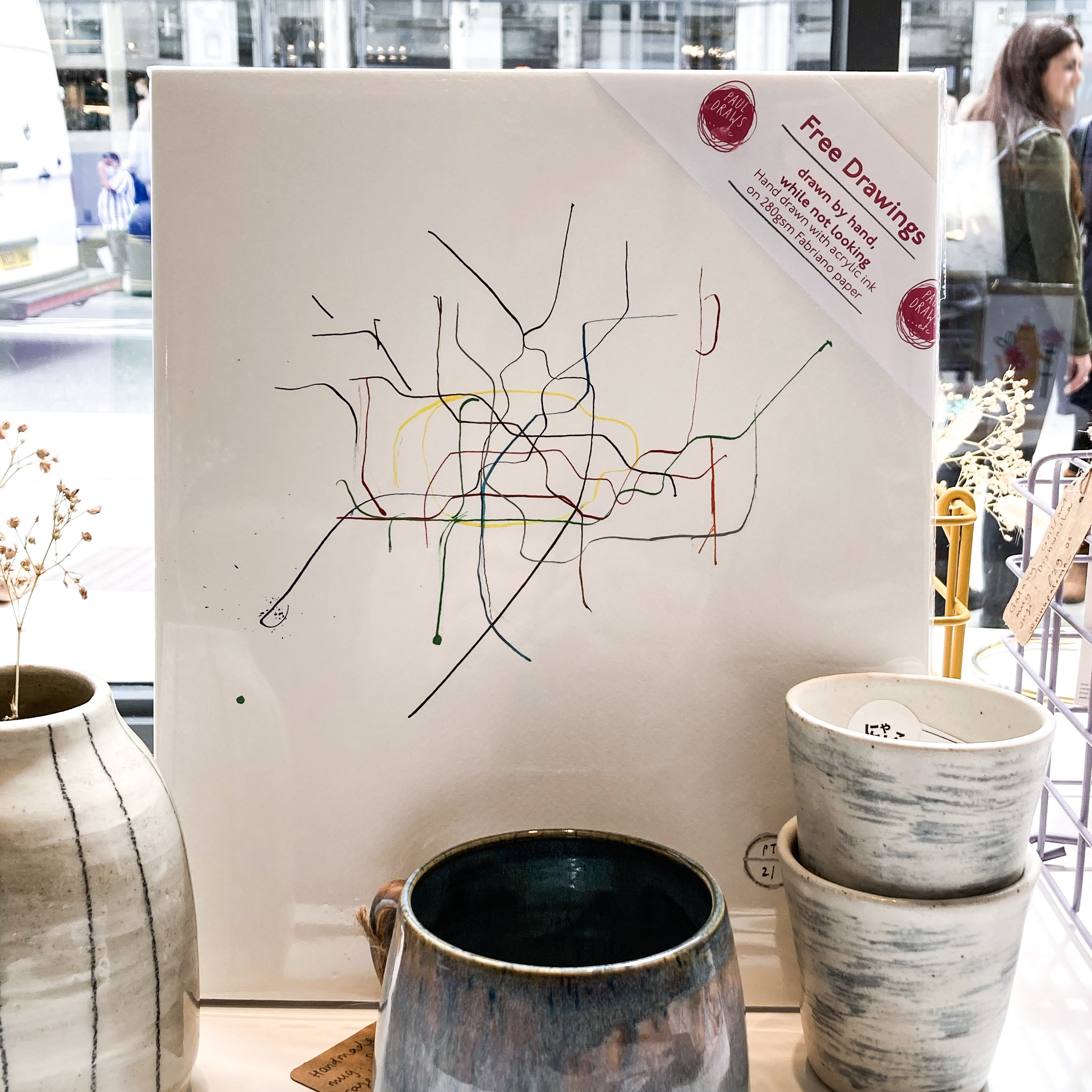 London Tube Map Drawings - Etsy