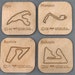 Any F1 Race Track Coaster | Formula One Wooden Coasters | F1 | Formula ...