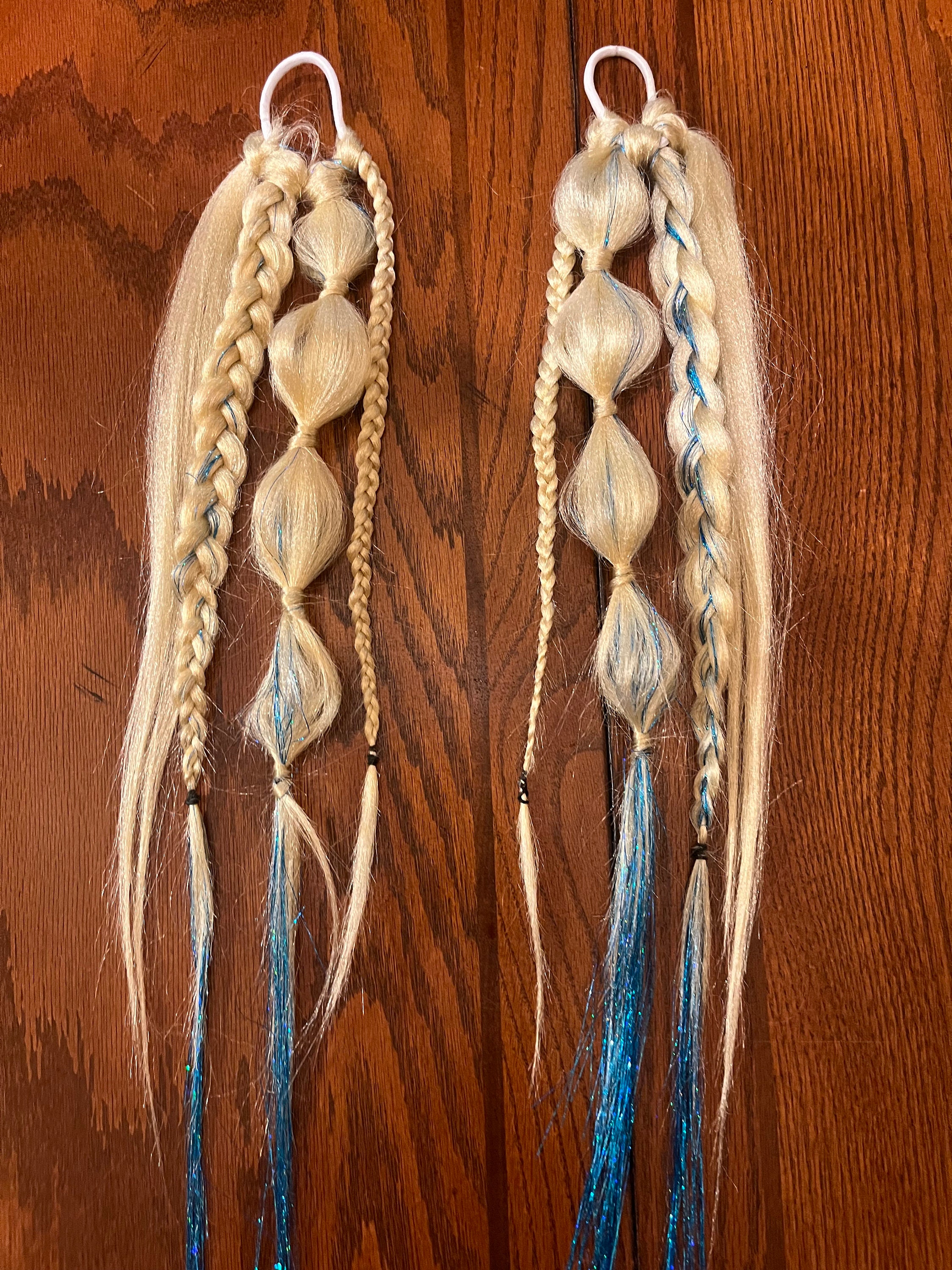 Handmade Pony Tail Elsa Princess Hair Extension Braids - Etsy