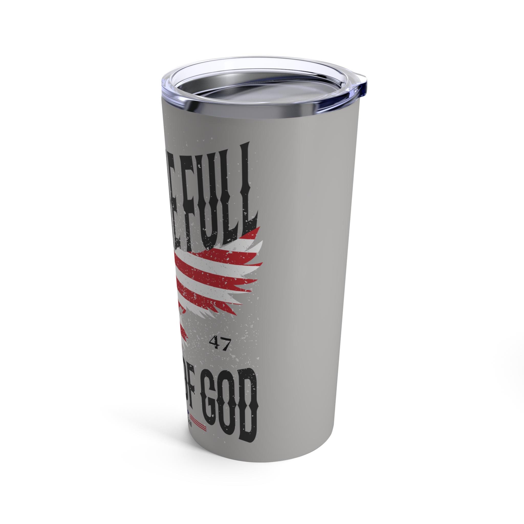 Angel Flag Over Trump Rally Tumbler 20oz Armor of God Trump Fight ...