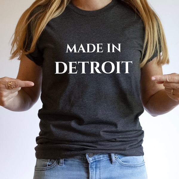 Detroit T Shirt - Etsy