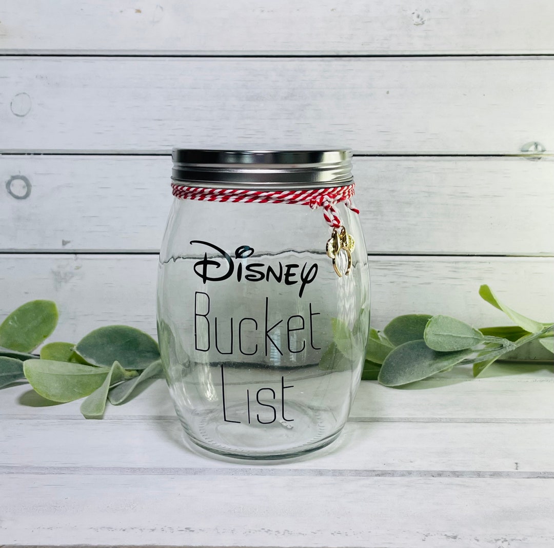 Disney Bucket List Jar / Cards - Etsy