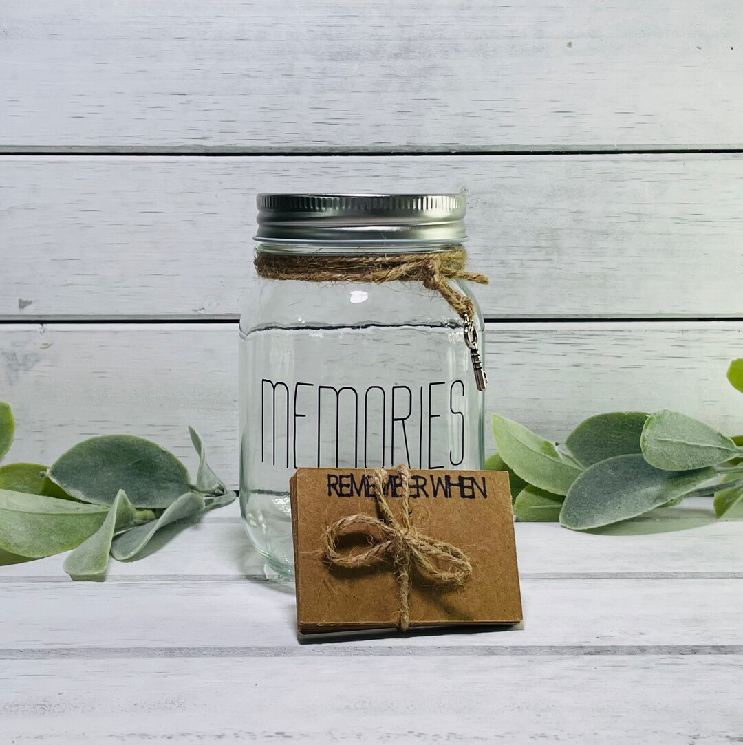 Memories Jar / Memories Cards - Etsy