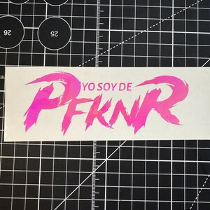 Yo Soy De P-FKN-R Holographic Decal | Puerto Rican Pride Sticker ...