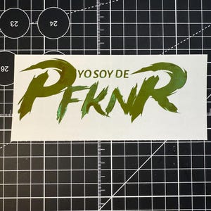Yo Soy De P-FKN-R Holographic Decal | Puerto Rican Pride Sticker ...
