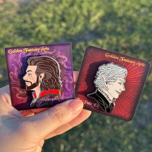 Astarion Ancunin & Gale Dekarios Hard Enamel Pins 50 Mm Tall - Etsy