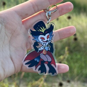 Chibi Stolas Helluva Boss Double-sided Acrylic Keychain 3 Inch - Etsy