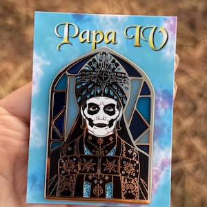 Limited Papa IV Copia Frater Fanmade Ghost Trio Stained Glass Pins 65 ...
