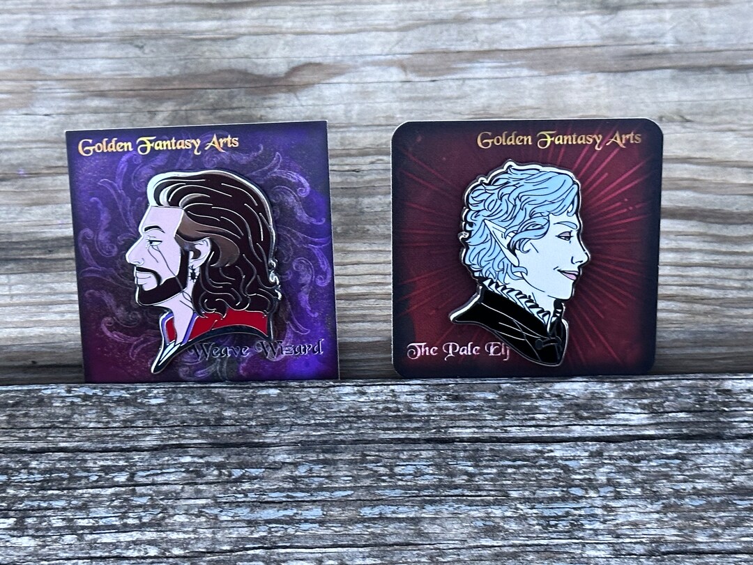 Astarion Ancunin & Gale Dekarios Hard Enamel Pins 50 Mm Tall - Etsy