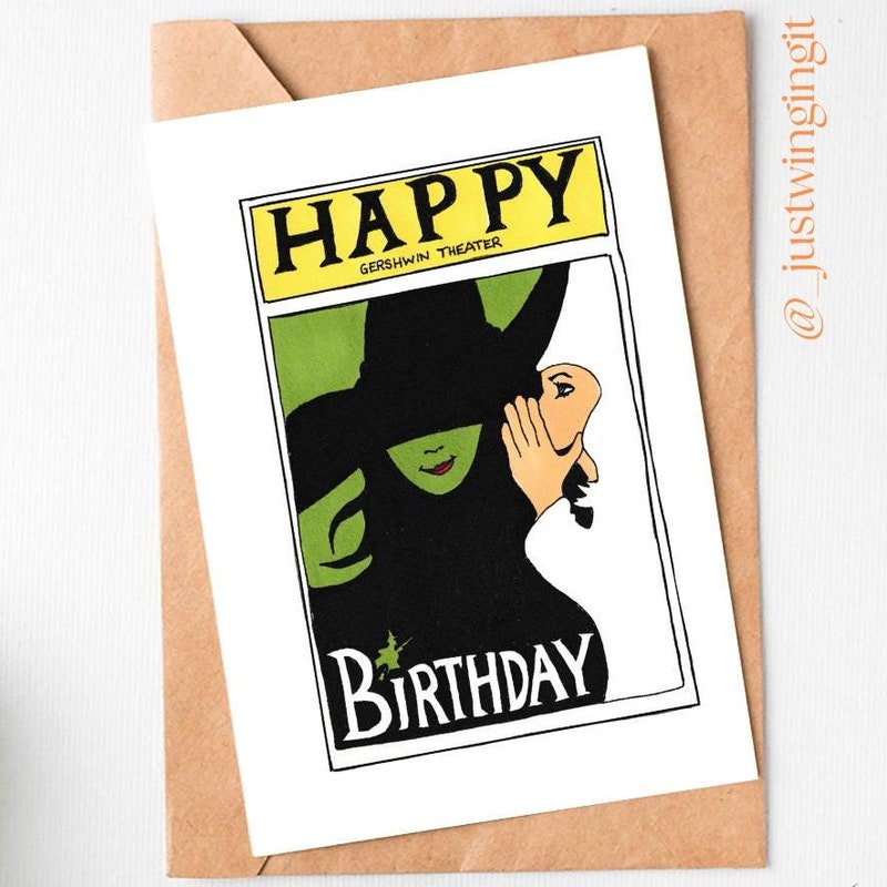 Wicked Birthday Card - Etsy