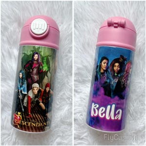 Descendants Kids Water Bottle, Personalized Birthday Gift, Spill ...