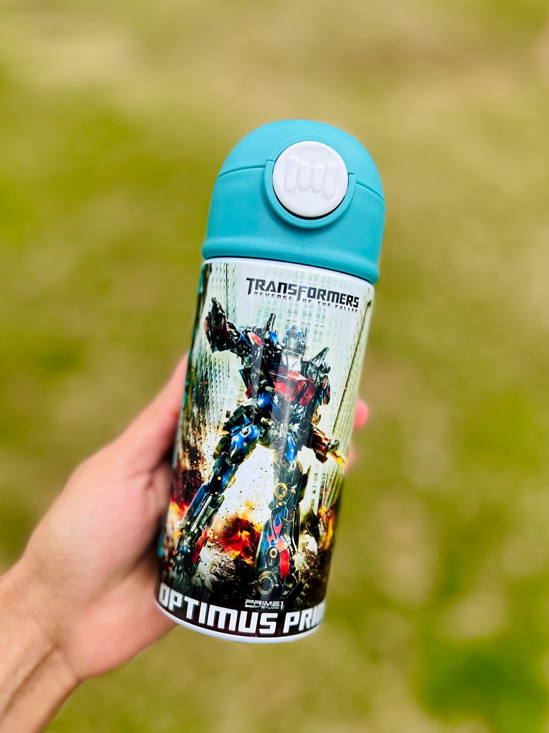 Optimus Inspired Kids Bottle for Girls and Boys 12oz, 20oz Birthday ...