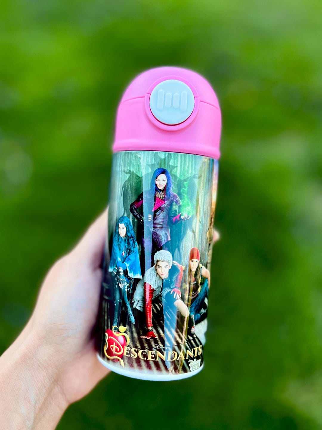 Descendants Kids Water Bottle, Personalized Birthday Gift, Spill ...