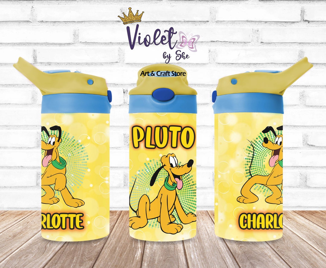 Pluto Inspired Kids Bottles Flip Top Personalized With Name 12oz 20oz ...