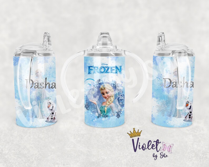 Elsa Custom Sippy Cup Personalized for Baby 12oz.. - Etsy