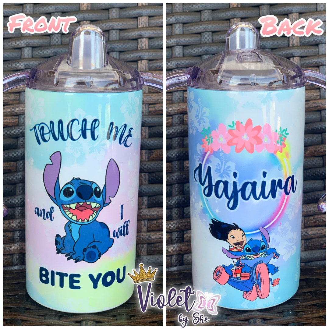 Stitch Custom Sippy Cup Personalized for Kids 12oz. With Two Lids - Etsy