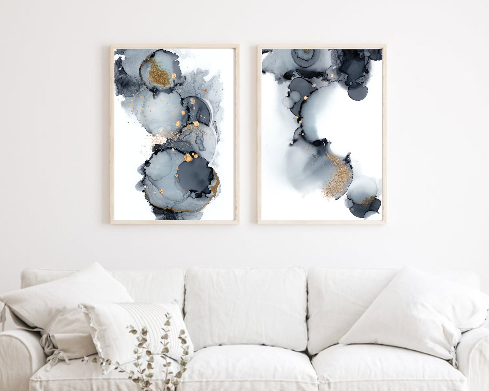 Grey Abstract Print Grey Black Printable Wall Art Marble - Etsy
