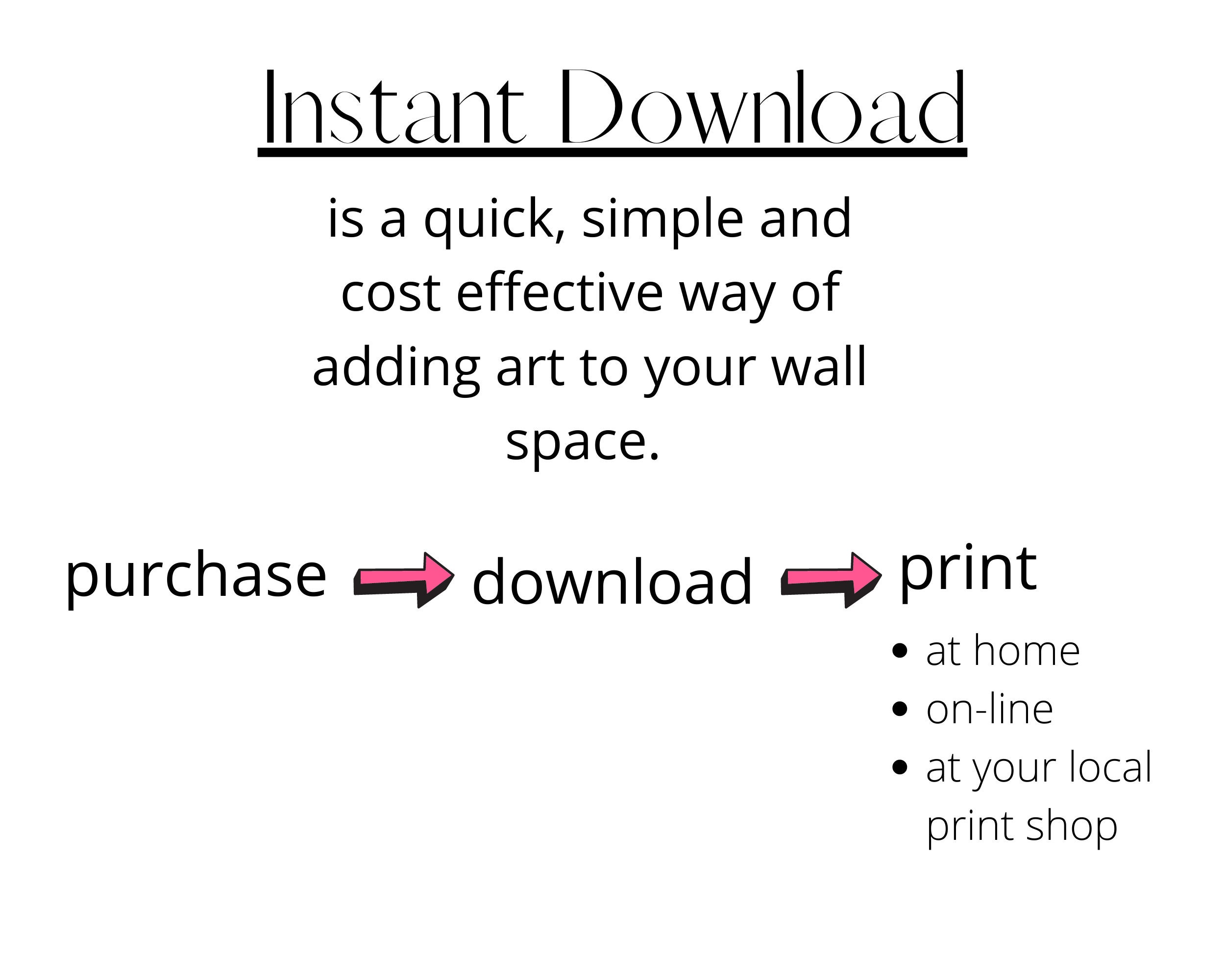 Pink and Gold Abstract Prints, Watercolour Abstract Printable Wall Art ...