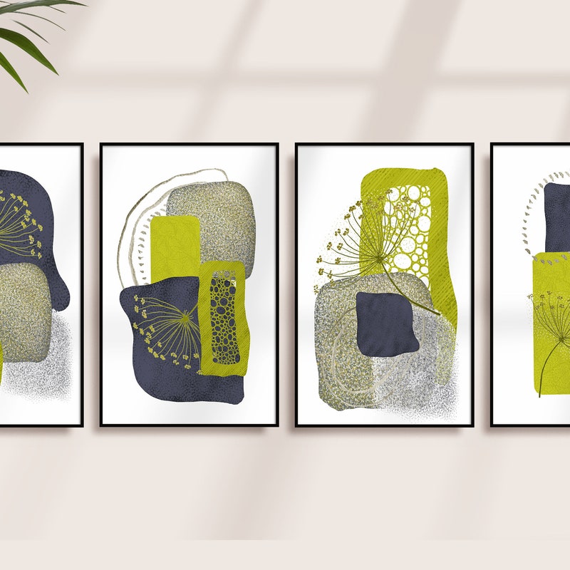 Navy Blue Lime Green - Etsy