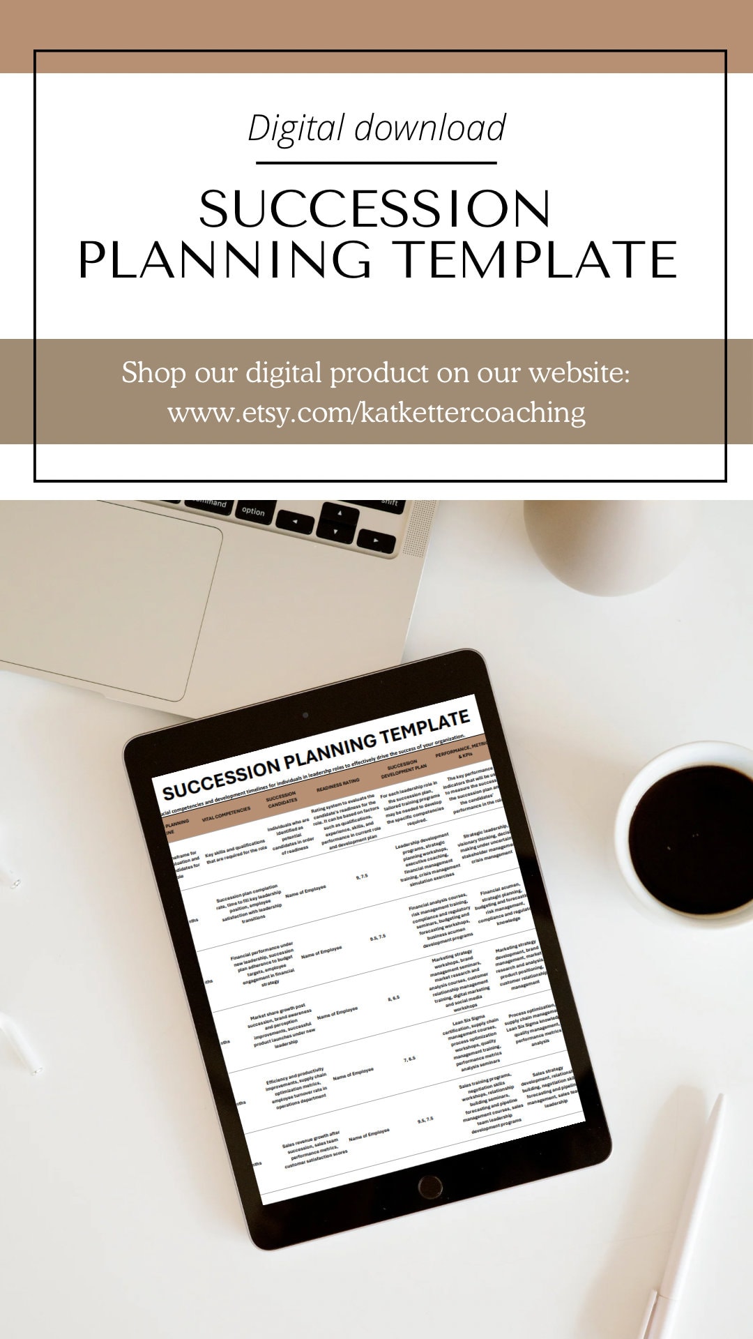 Succession Planning Template, Future Leadership Development, Talent ...