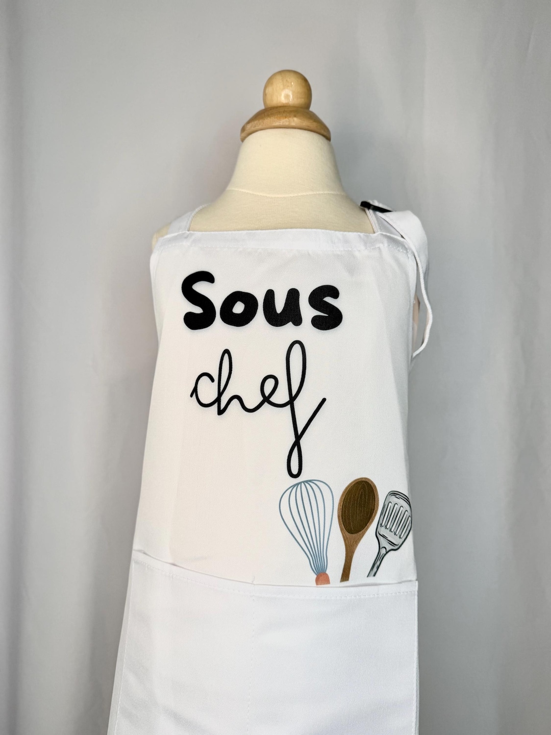Personalized Kids Chef Apron and Hat Set, Cooking Costume - Etsy