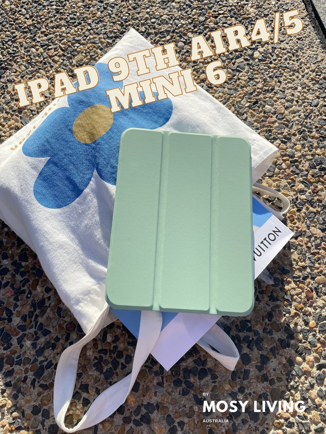 Matcha Green iPad Magnetic Smart Case for Ipad, Clear Back Cases for ...