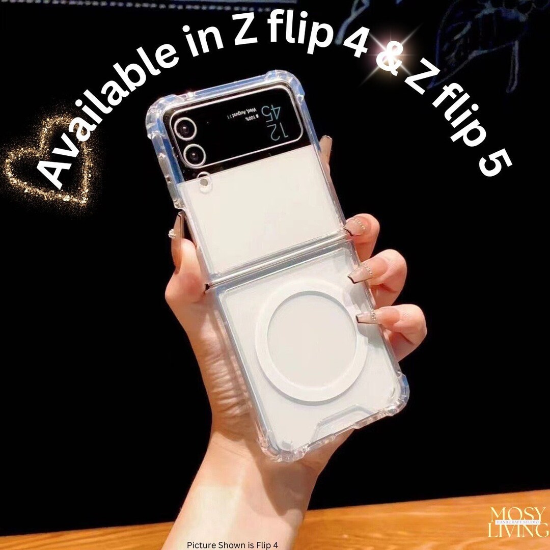 Samsung Zflip 4 Zflip 5 Clear Magsafe Case Zflip Bumper Case - Etsy