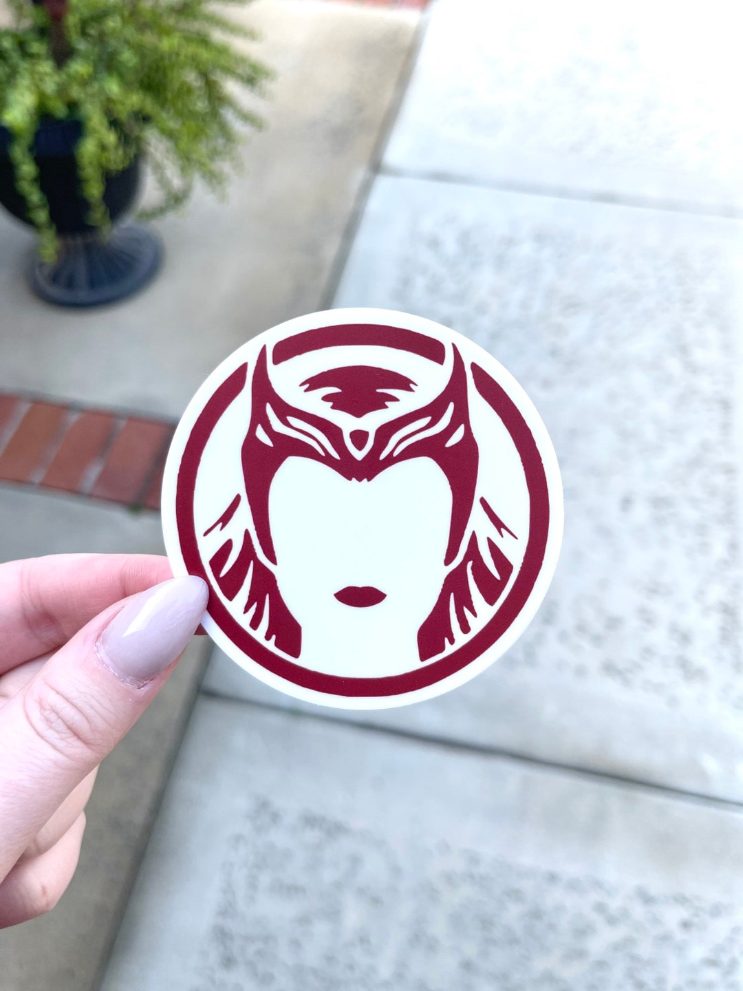 Maximoff Sticker Wanda Sticker Witch Sticker Scarlet - Etsy