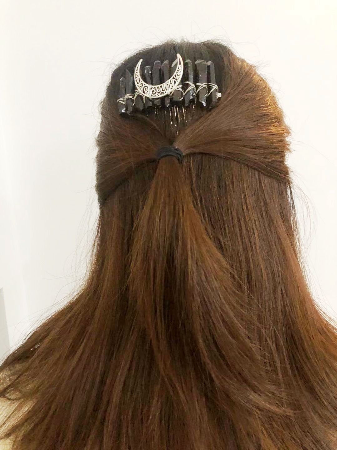 Crystal Hair Combquartz Hair Combboho Hair Combquartz Hair - Etsy