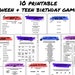 Tween & Teen Girl Birthday Games, Party Games, Teenager Party Favor ...